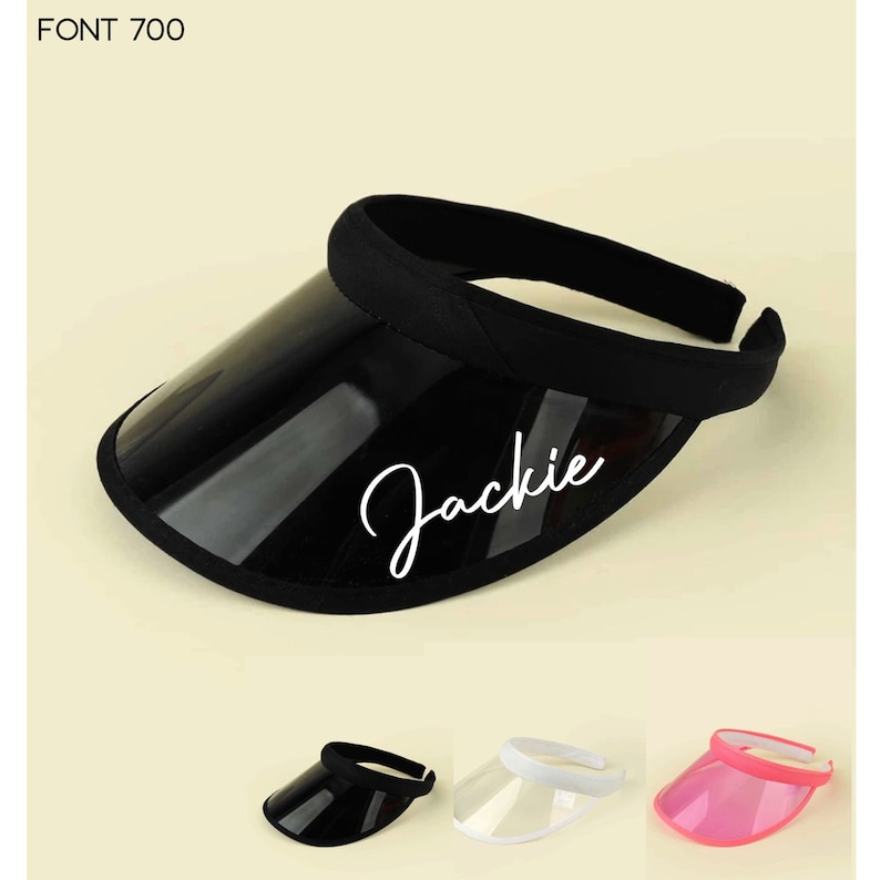 Bachelorette Party Visors Personalized Retro Beach Bridal - Etsy