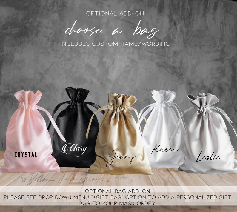 BRIDAL PARTY MASKS • Bachelorette Masks • Personalized Name • Custom ...