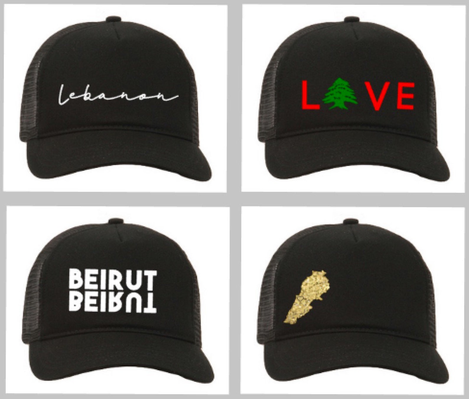 LEBANON HATS Trucker hats Lebanon Disaster Relief | Etsy