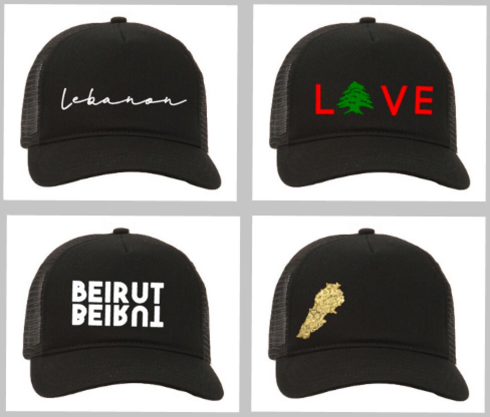 LEBANON HATS • trucker Hats • Lebanon Disaster Relief - Lebanese ...