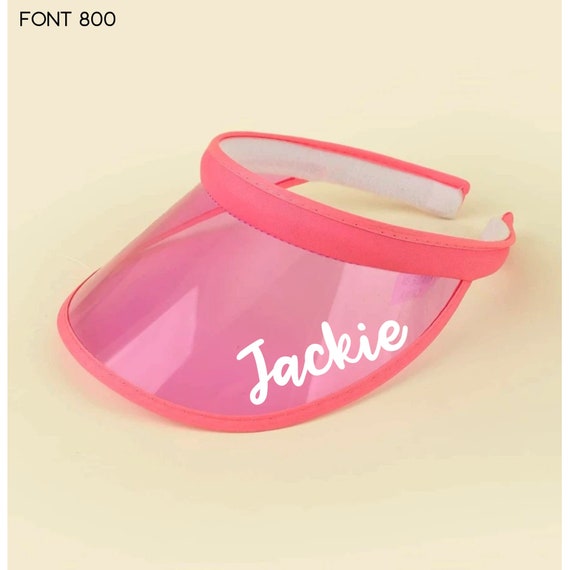 Bachelorette Party Visors Personalized Retro Beach Bridal - Etsy