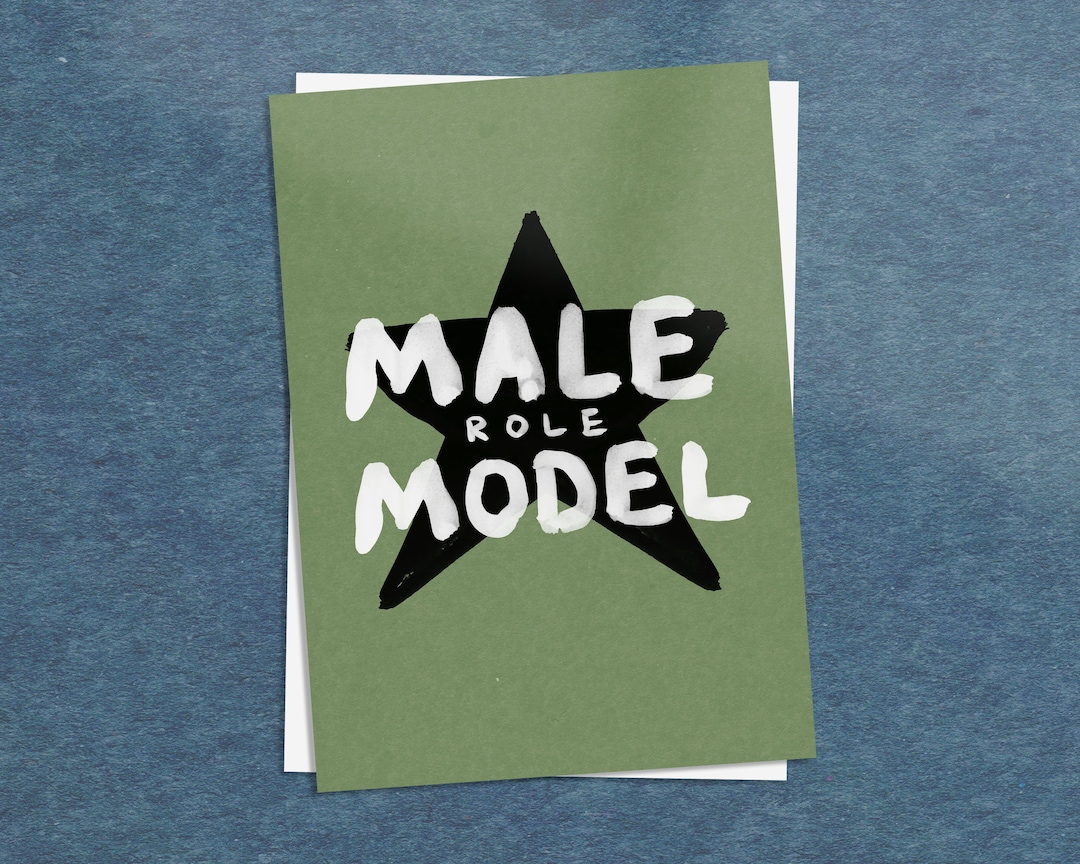 Male Role Model Card for Dad, Step Dad, Brother, Godfather, Teacher ...
