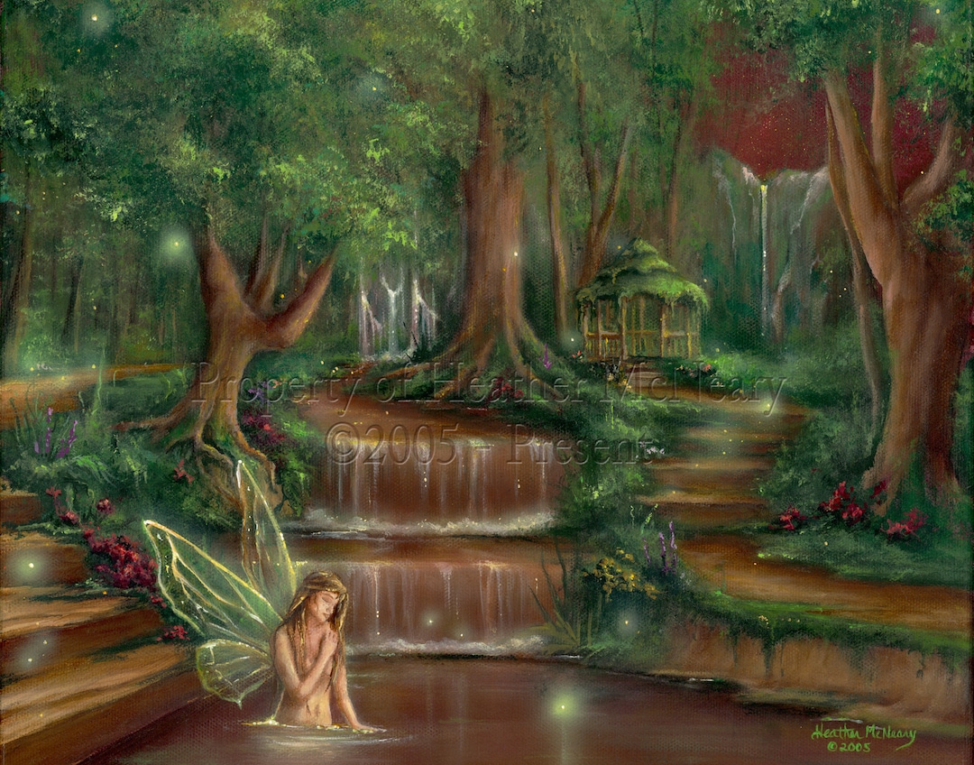 Enchanted Fae Realm Renew Archival Giclée Fine Art Print | the Fairy ...