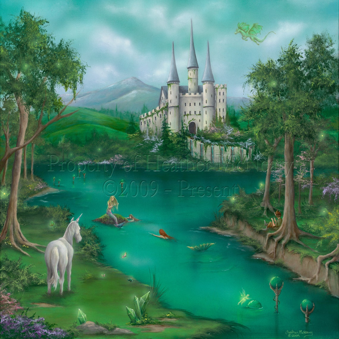 Enchanted Magical Land Archival Giclée Fine Art Print | Lauren’s World ...