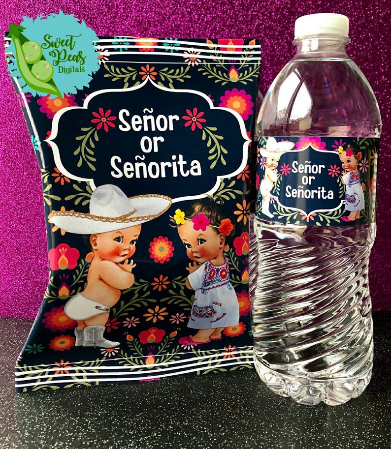 Senor or Senorita Gender Reveal Printable Chip Bag & Water - Etsy Senor or Senorita Gender Reveal Printable Chip Bag & Water - Etsy
