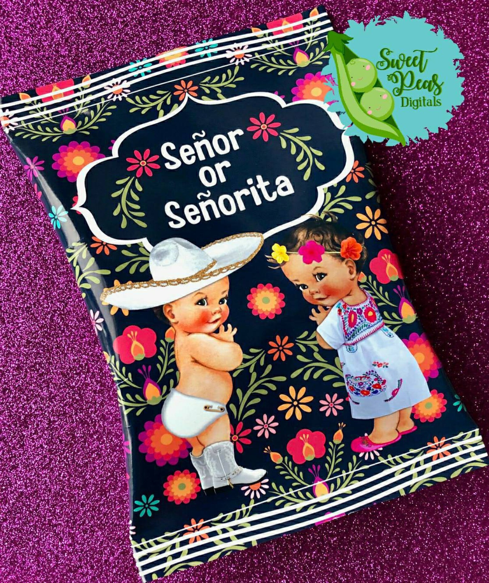 Senor or Senorita Gender Reveal Printable Chip Bag - Etsy Senor or Senorita Gender Reveal Printable Chip Bag - Etsy
