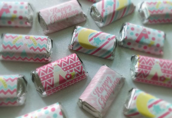Glamping Girls Miniature Candy Bar Wrappers by Sweet Peas Digitals ...