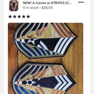 A Career in STRIPES (cmsgt 5-color Multi-pattern) - Etsy