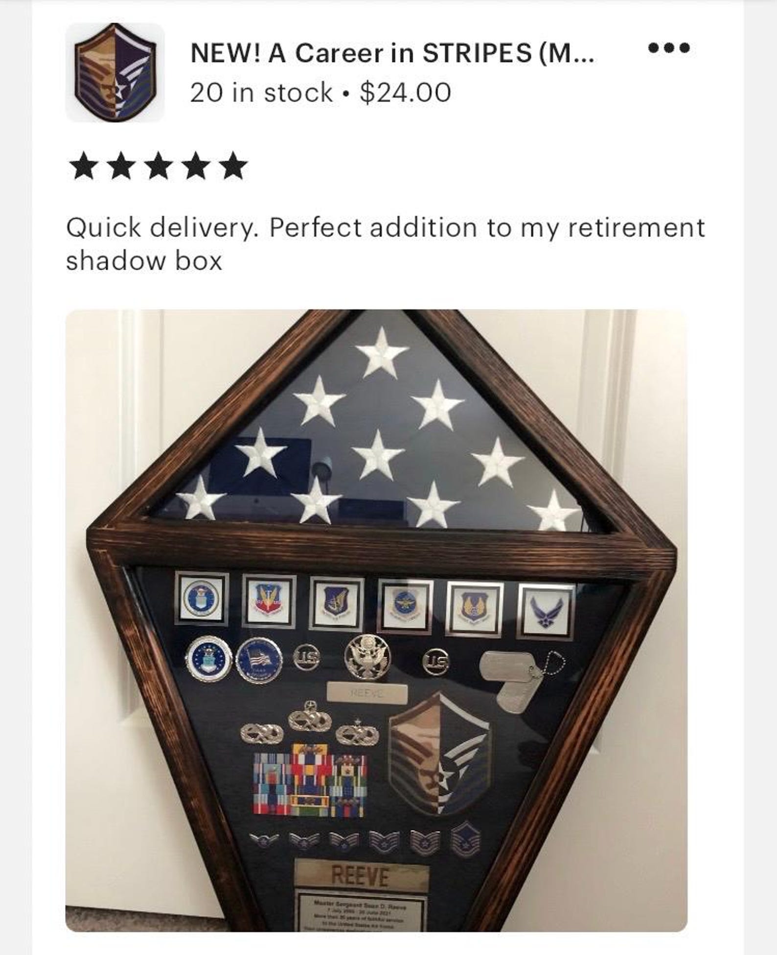 A Career in STRIPES (army SSG) - Etsy