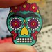 Frida Kahlo Sugar Skull Day of the Dead Hard Enamel Pin Enamel Pin - Etsy