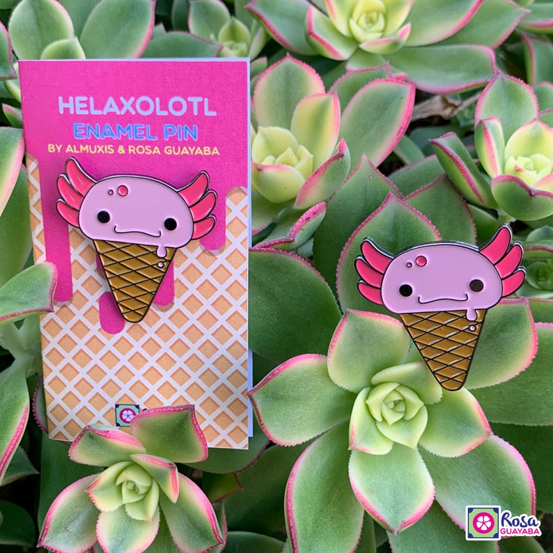 Axolotl Enamel Pin Helaxolotl Pin Ajolote Enamel Pins - Etsy