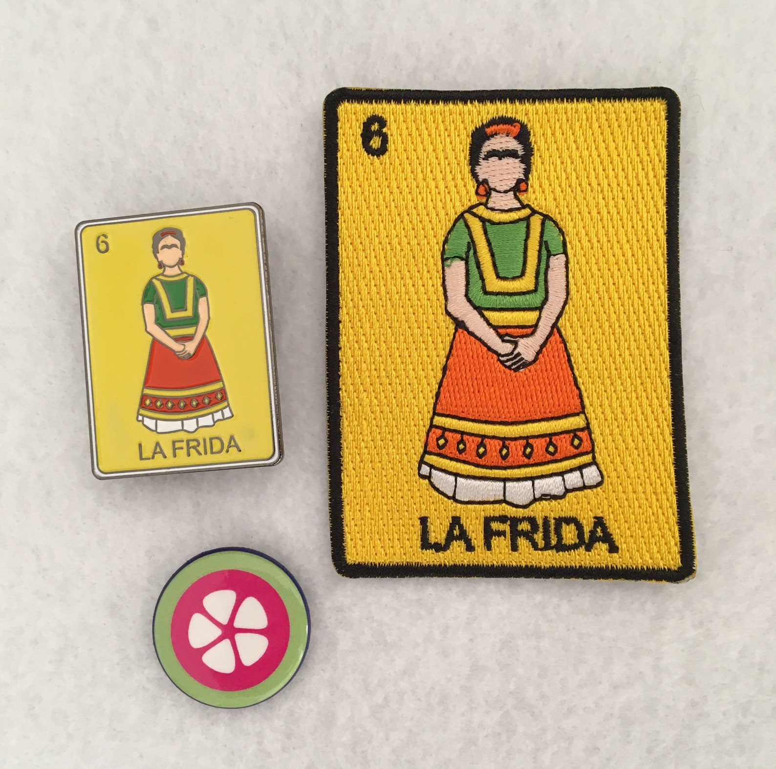 Frida Kahlo Enamel Pin loteria Enamel Pins Label Pin Frida Kahlo Gift ...
