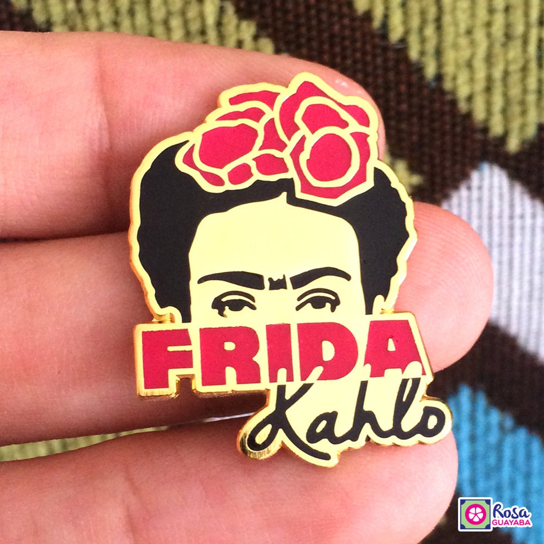 Frida Kahlo "eyes" Enamel Pin - Enamel Pins - Label Pin - Frida Kahlo ...