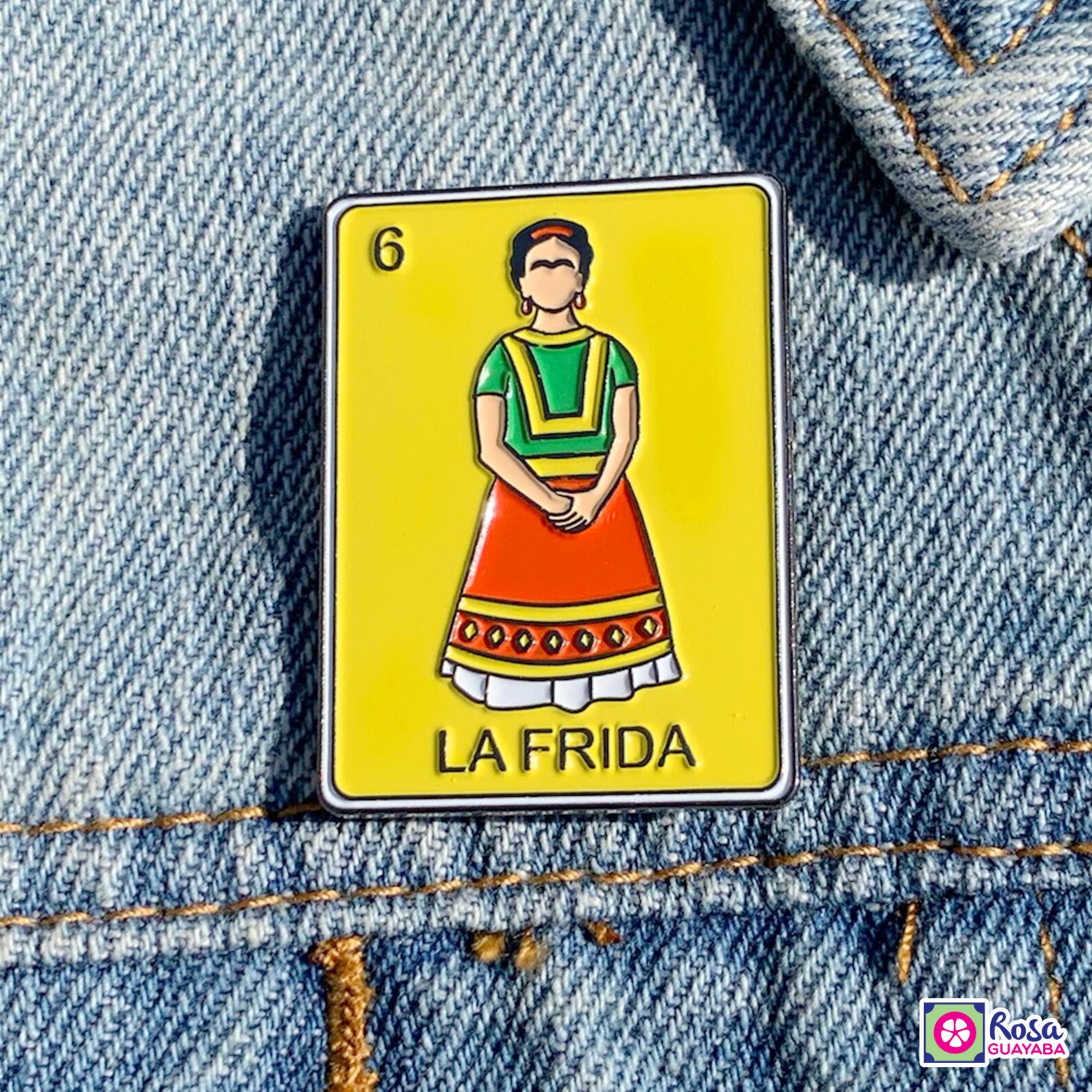 Frida Kahlo Enamel Pin loteria Enamel Pins Label Pin Frida Kahlo Gift ...