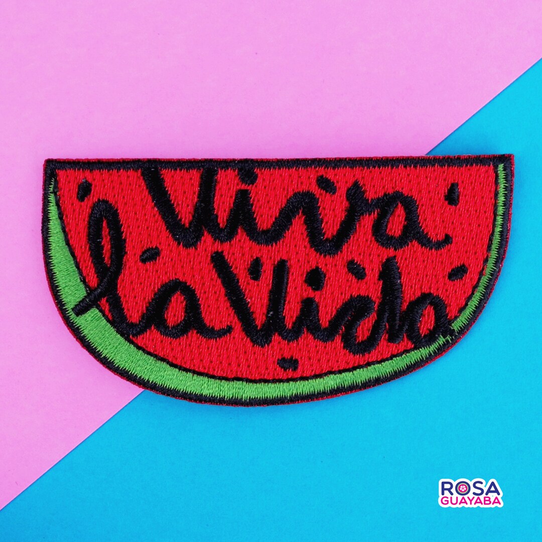 Viva La Vida Frida Kahlo Iron-on Patch: Cotton Jacket Applique - Etsy