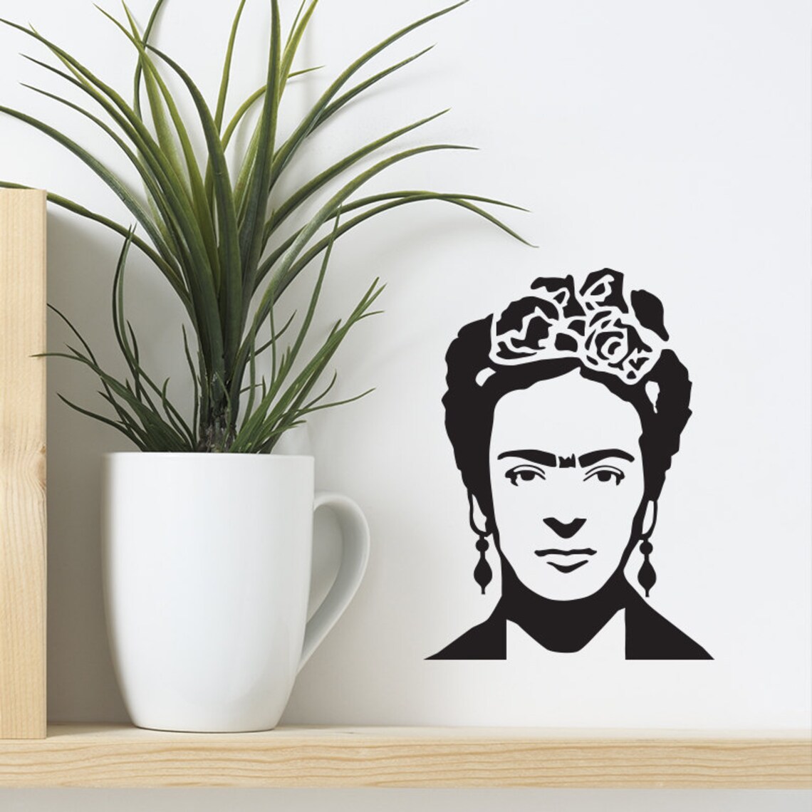 Frida Kahlo Portrait Vinyl Decal Pegatinas Calcomanía de - Etsy México