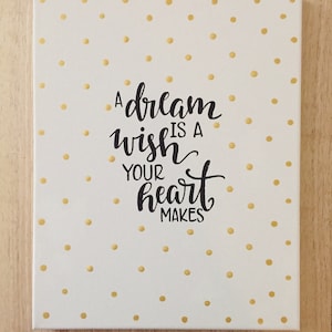 Custom 11x14 Canvas Quote Art Hand-painted Calligraphy - Etsy