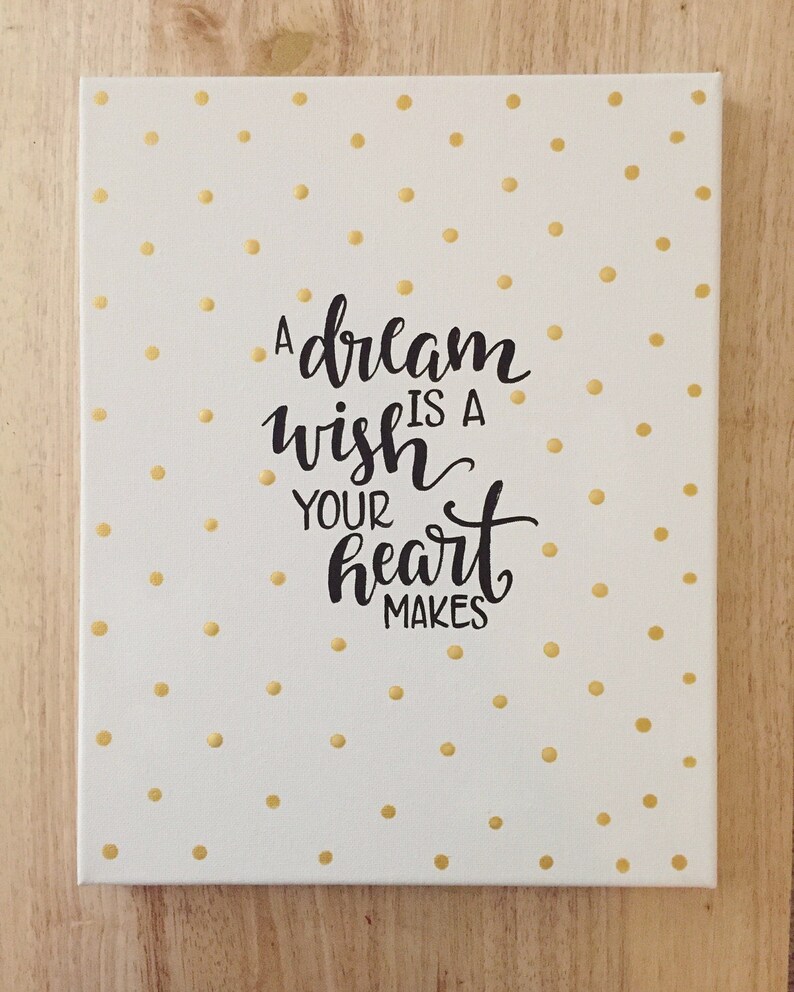 Custom 11x14 Canvas Quote Art Hand-painted Calligraphy - Etsy