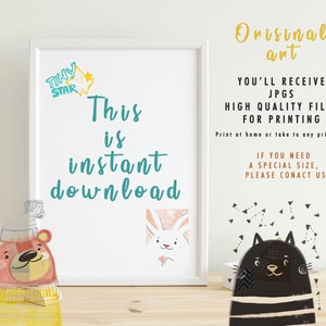 Space Art Print, Love You to the Moon and Back, Wall Decor, Galaxy ...