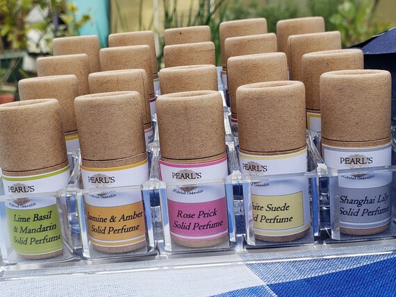 Solid PERFUME ONLY Women Aluminium Jar Small Stick Container Vegan High Quality Fragrances Designer Type Parfum EDP 20g 10g
