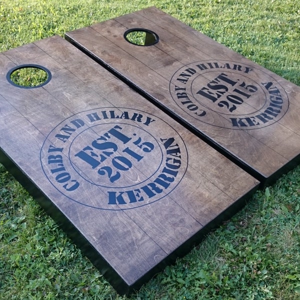 Custom Cornhole Boards - Etsy