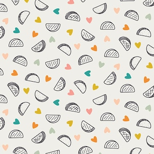 Taco Love Light AGF PREMIUM COTTON Tacos Southwest Fabric Art - Etsy