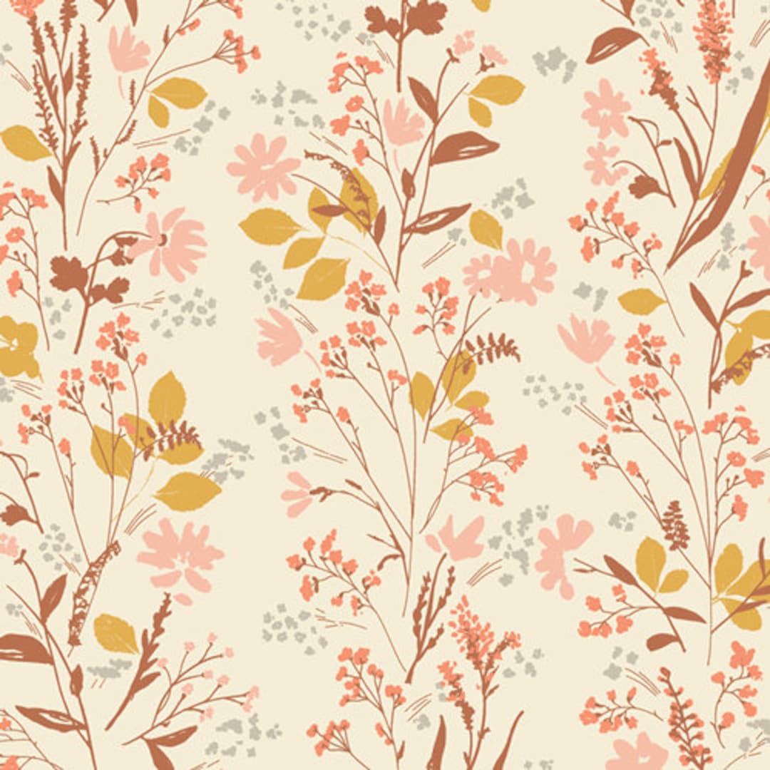 Nature Walk Yellowstone in Knit AGF KNIT Wild Flower Floral Fabric ...