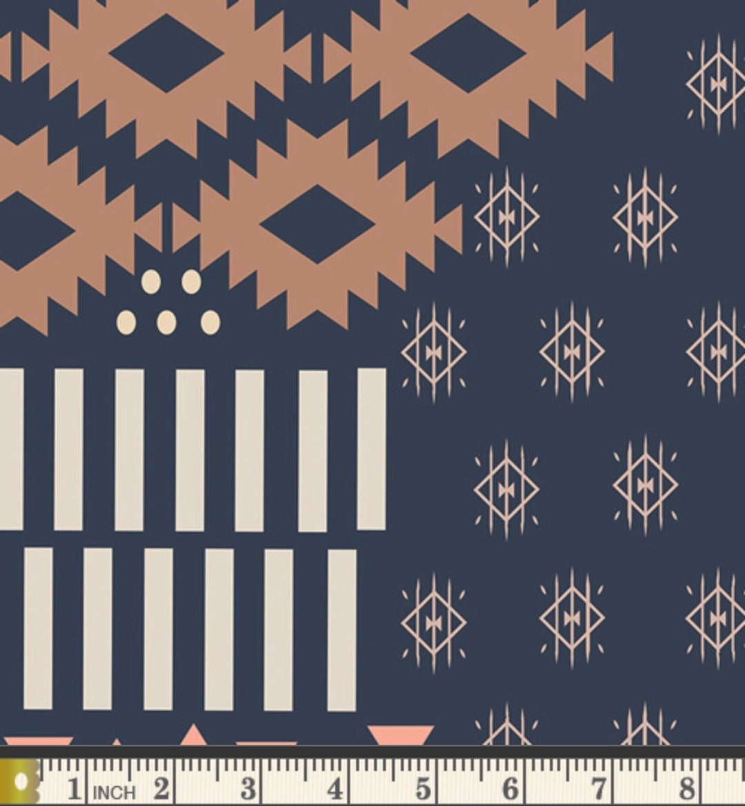 AGF KNIT Paño Stone in Knit Aztec Tribal Fabric Cotton Jersey Fabric ...