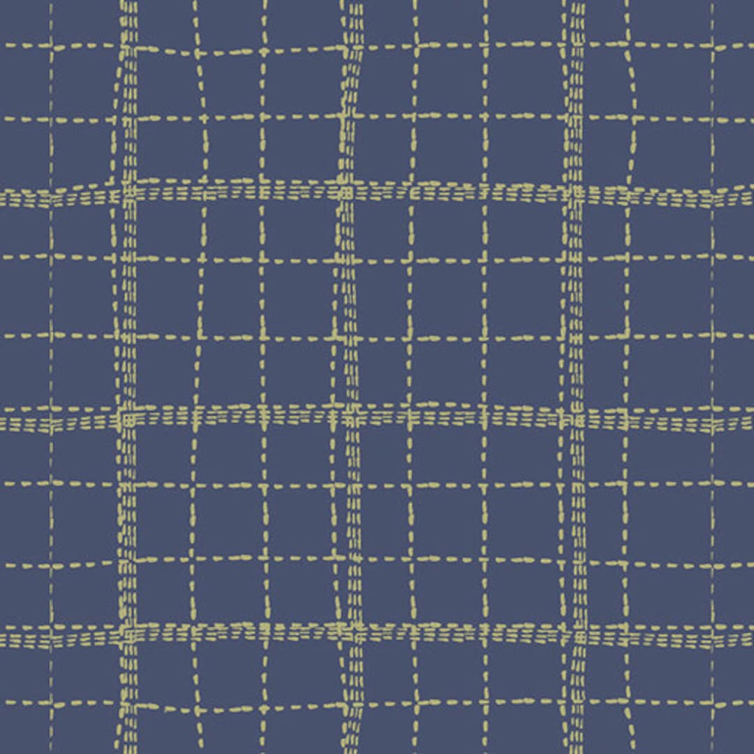 Deep Sea Plaid AGF PREMIUM COTTON Blue Plaid Fabric Art Gallery Fabrics ...