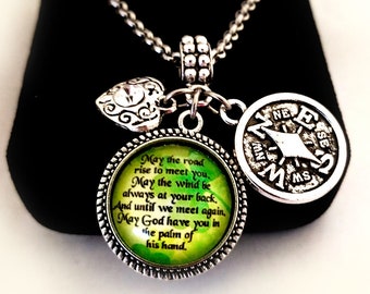 Irish Blessing Keychain - Etsy