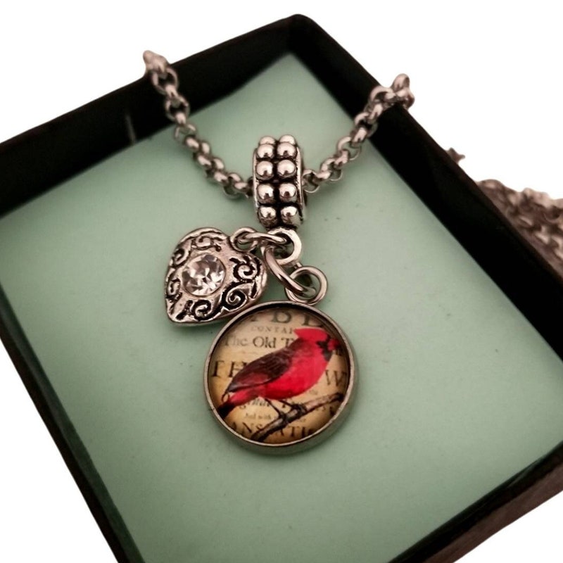 Red Cardinal Charms - Etsy