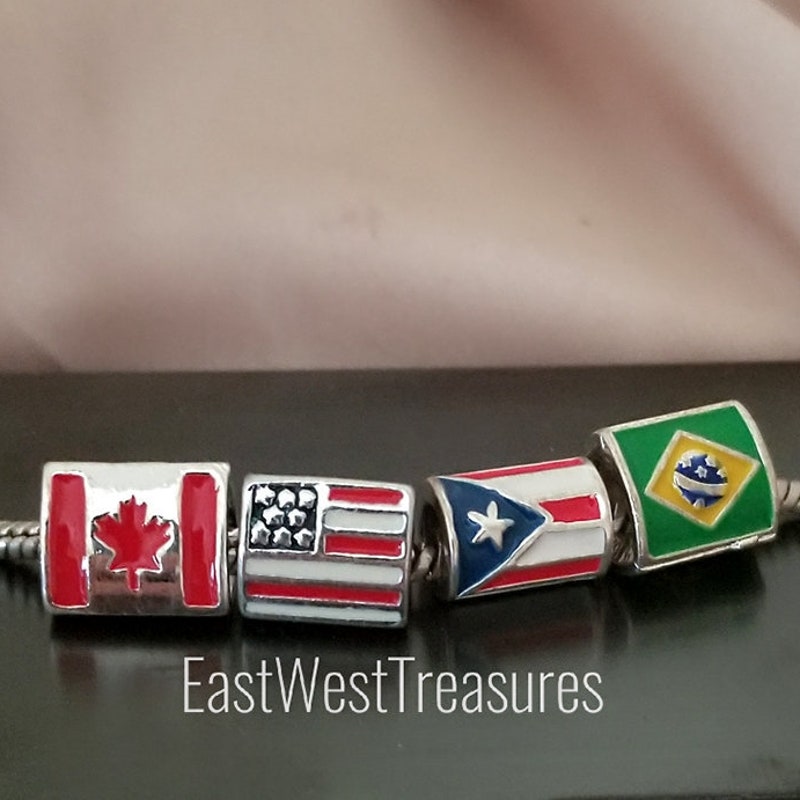 Flag Charms - Etsy