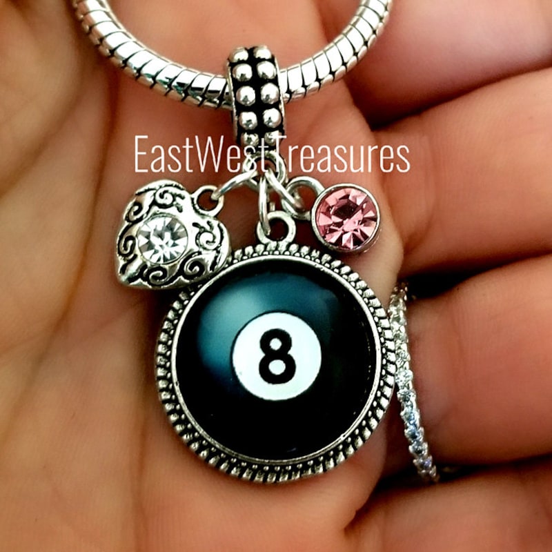 Necklace With Eight Gems - Etsy