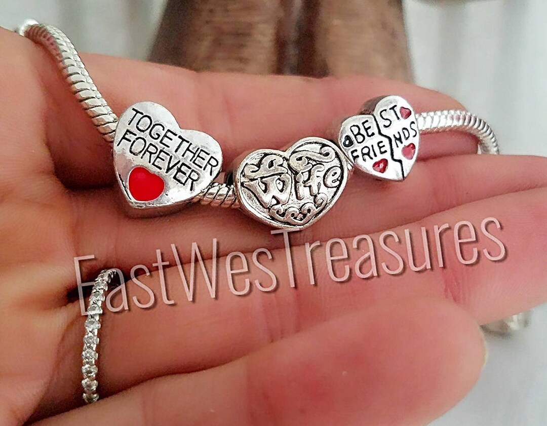 Charm for Wife, Wife Charms, Together Forever Charm, Wife Anniversary ...