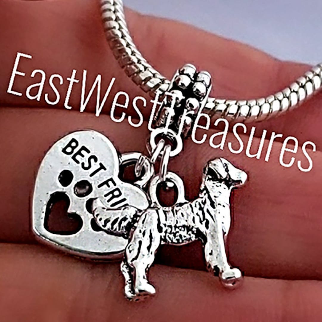 Golden Retriever Charm, Lab Labrador Dog Charm, Bracelet, Necklace ...
