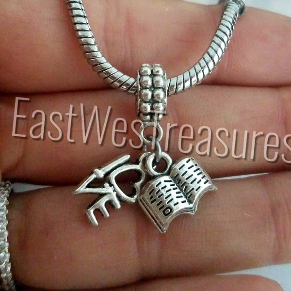 Open Book Charms - Etsy