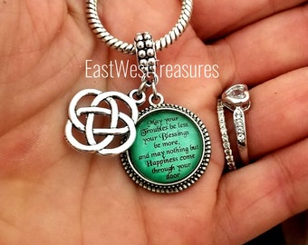 Irish Blessing Keychain - Etsy