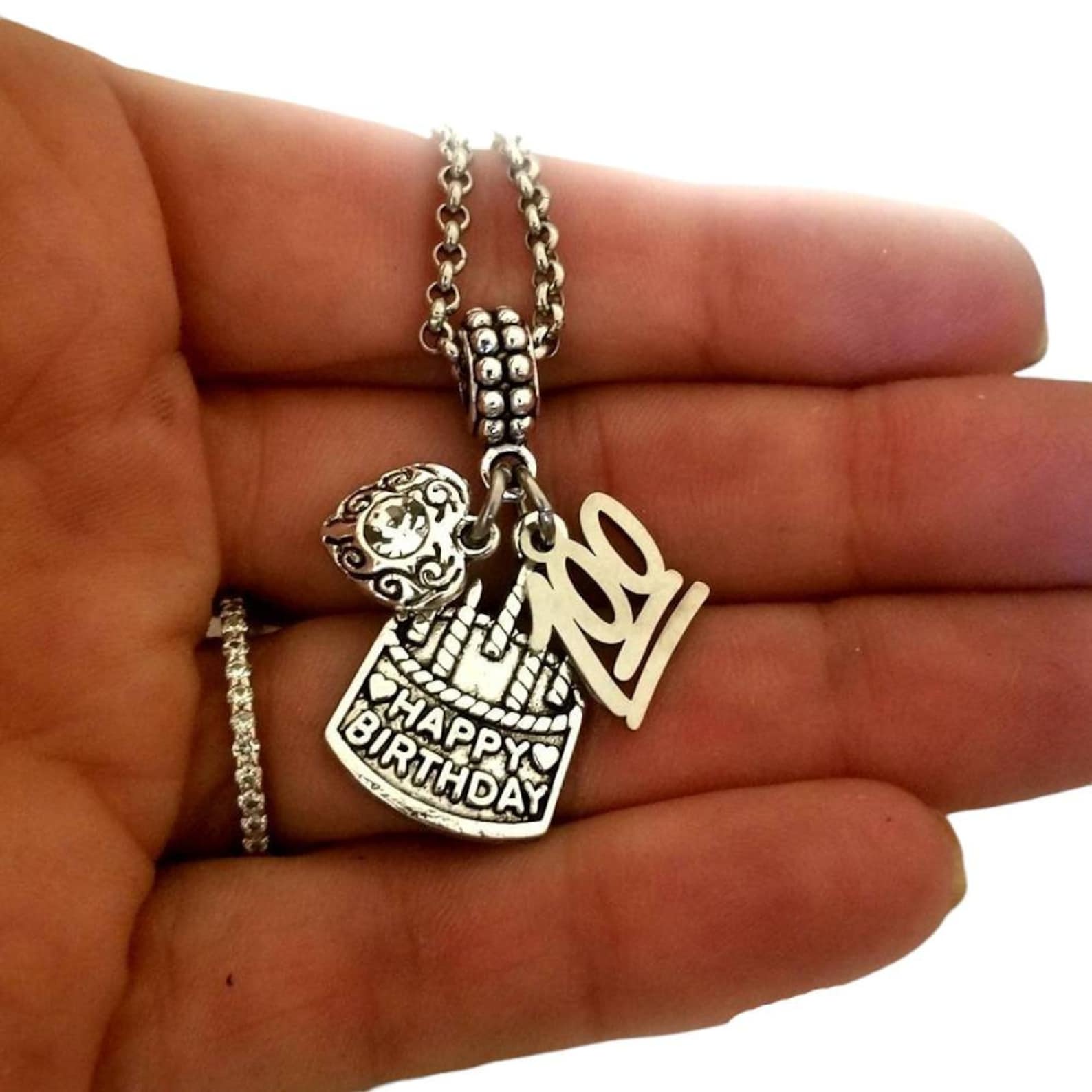 Happy 100th Birthday Gift for Women 100 Birthday Charm | Etsy