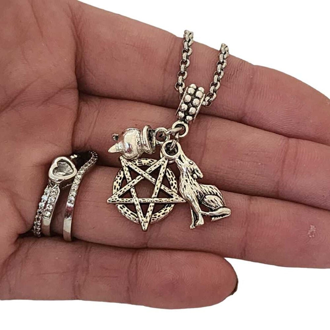 Witchcraft Wiccan Witchy Pentagram Hocus Pocus Witch Cauldron Charm ...