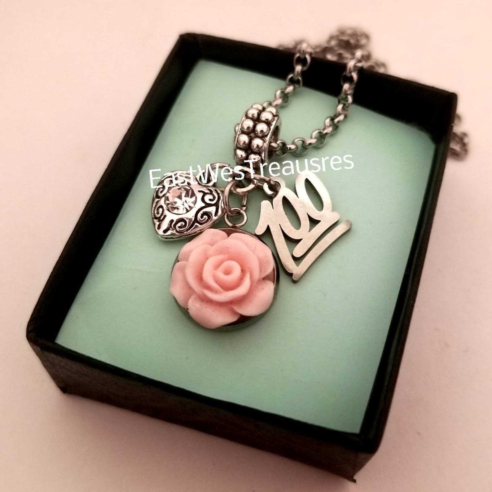 100 Birthday Gift for Women Turning 100 Years Old Charm With | Etsy