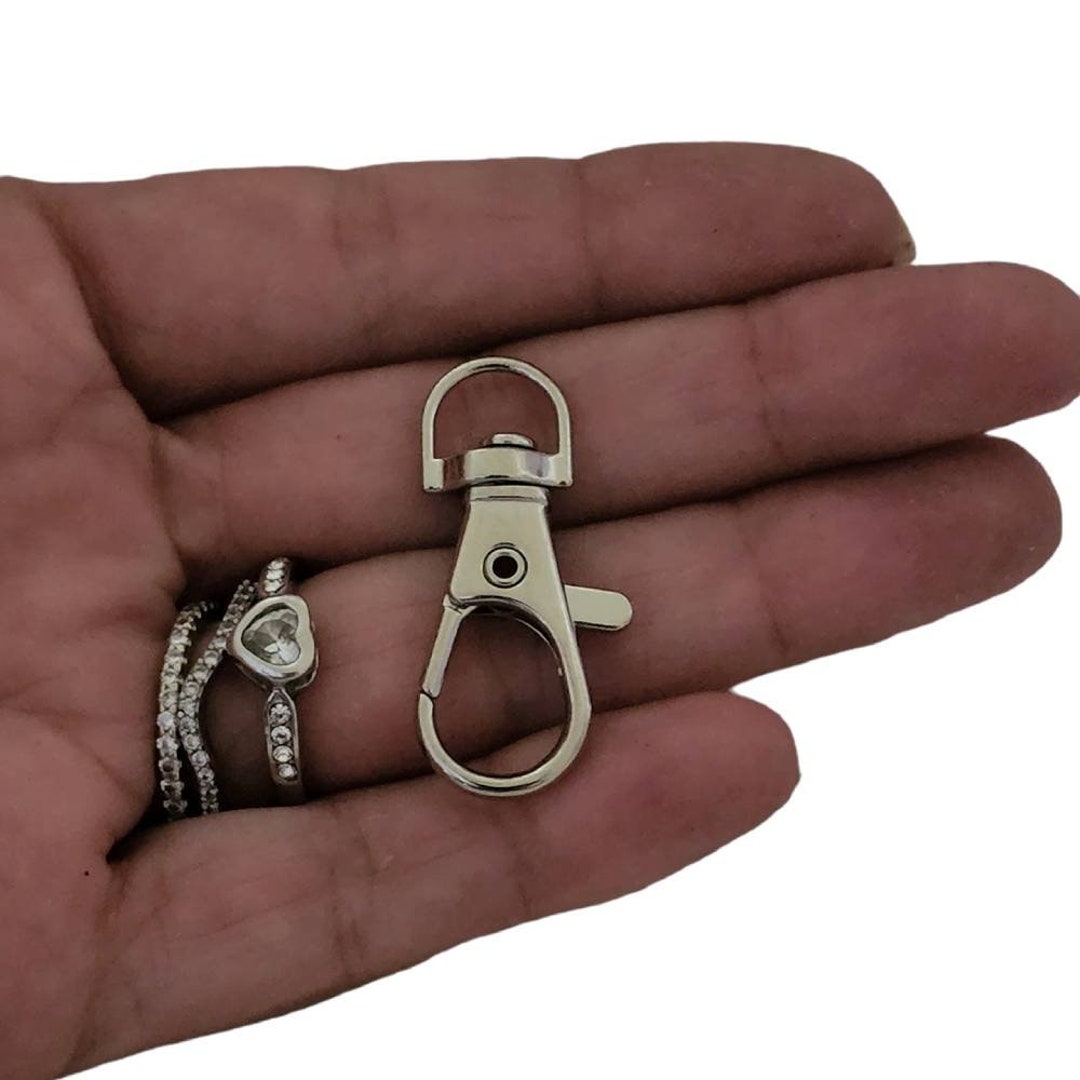 Swivel Lobster Clasp Claw Clasp Ring, for Bracelet Necklace Keychain ...
