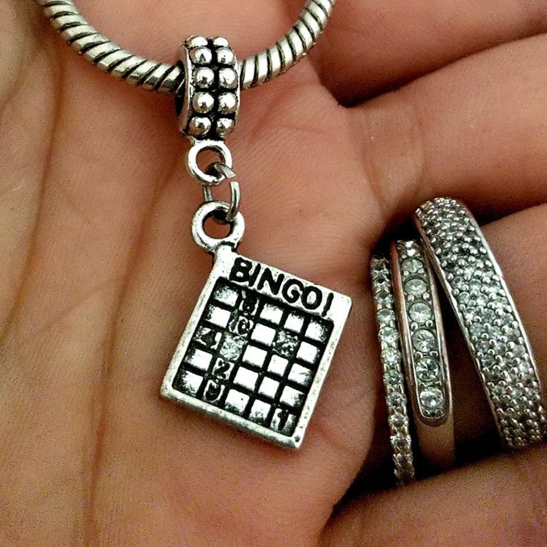 Bingo Charms, Bingo Player Gift, Bingo Charm Bracelet, Bingo Necklace ...
