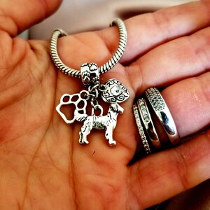Golden Retriever Labrador Lab Dag Charm Bracelet Necklace Keychain ...