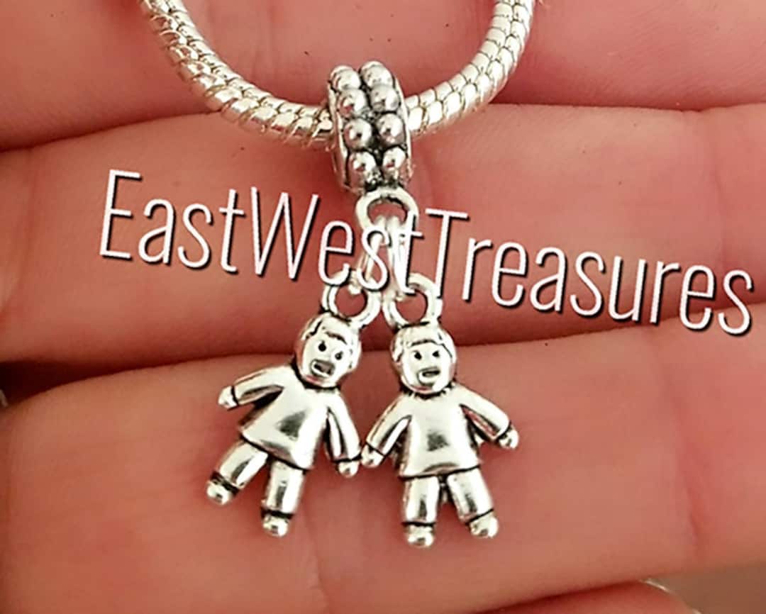 Little Boy Charm Bracelet Necklace Personalized Custom With 1 2 3 4 Boy ...