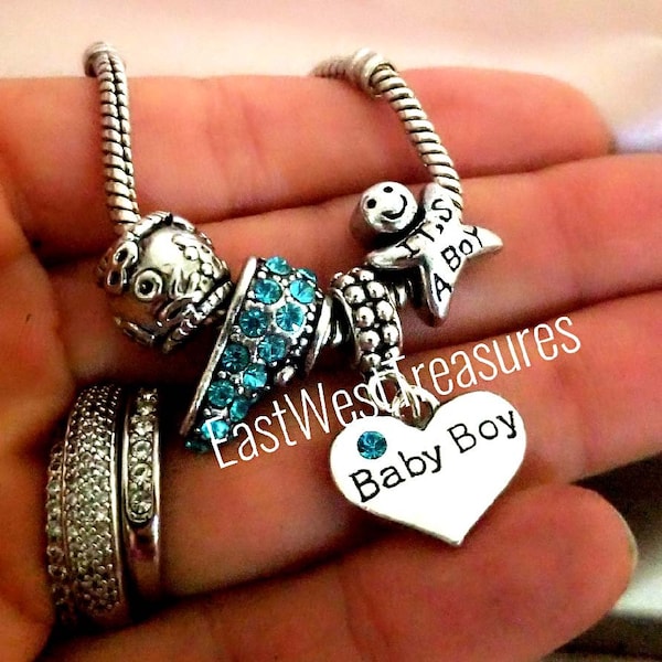 Pandora Blue Charms - Etsy