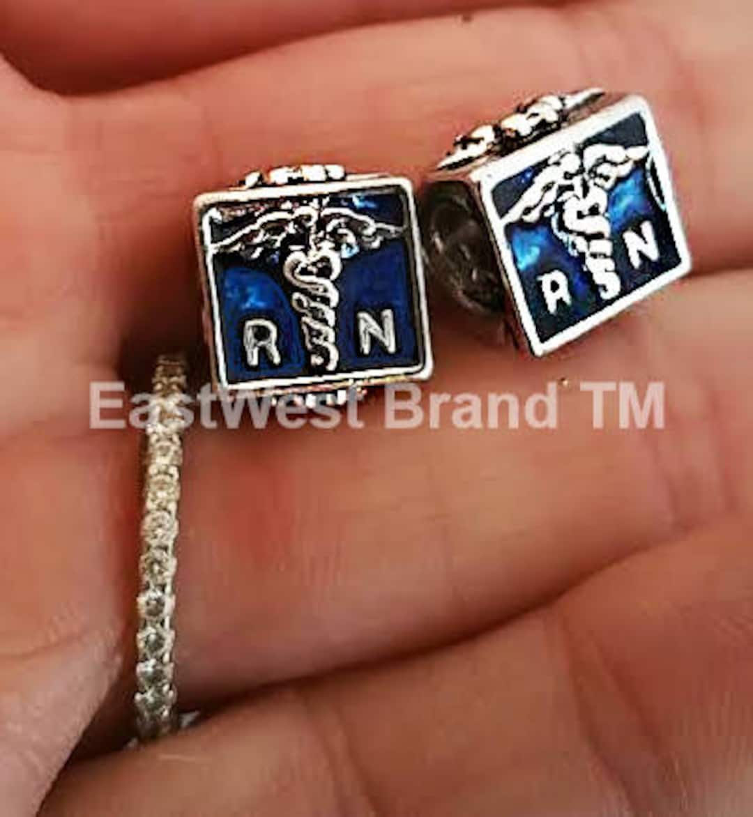 Charm for Pandora RN Bead, Rn Charms, Charm for Rn Nurse, Registered ...