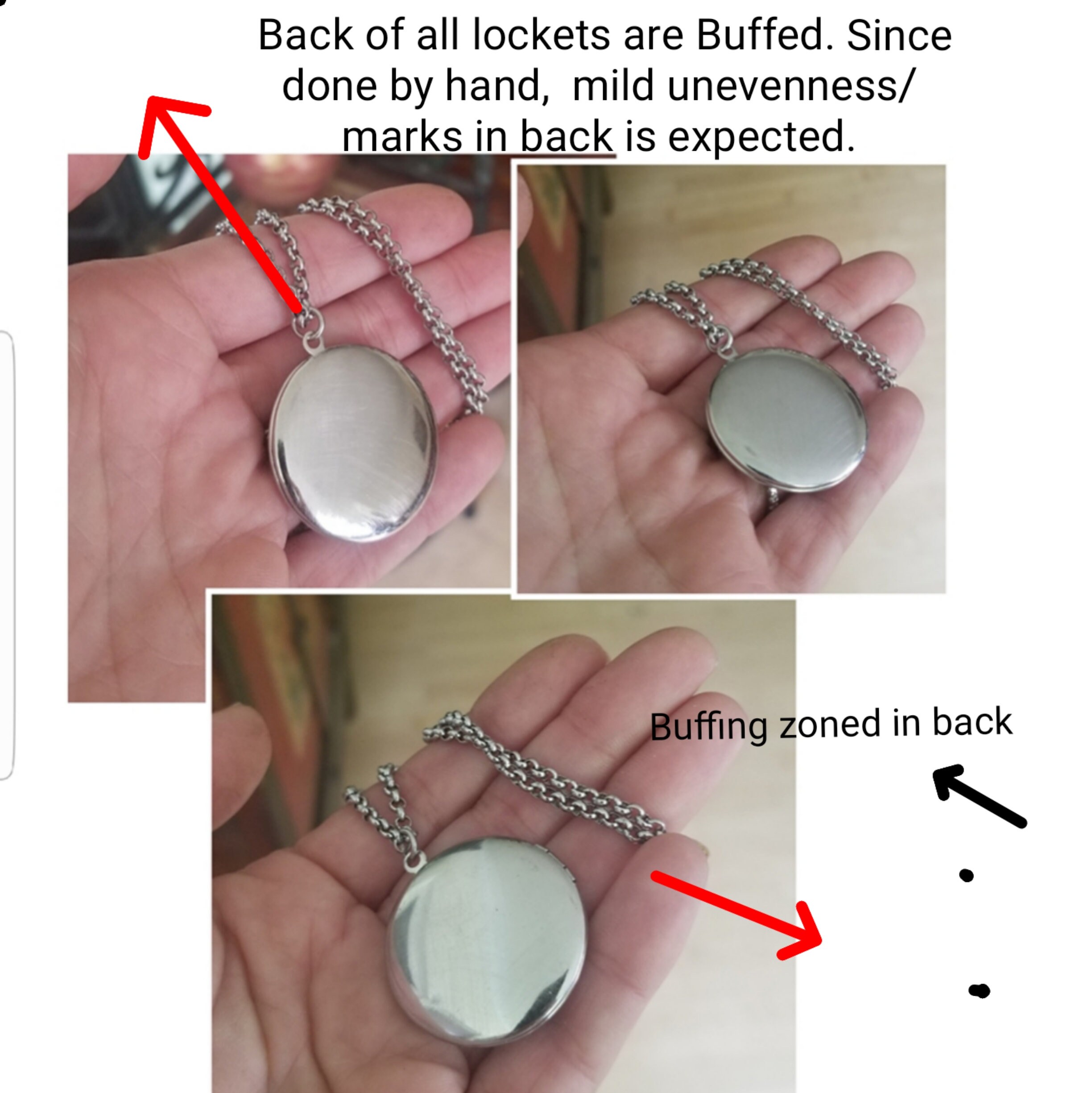 In Memory of Necklace Customized Photo Locket for Loss - Etsy