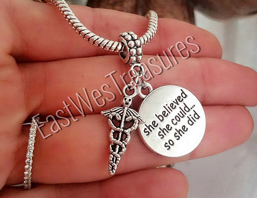Medical Doctor MD Physician Women Doctor Charm Bracelet Necklace ...