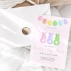 The Hunt is on Invitation, Easter Egg Hunt Invite, Pastel Easter Invite ...