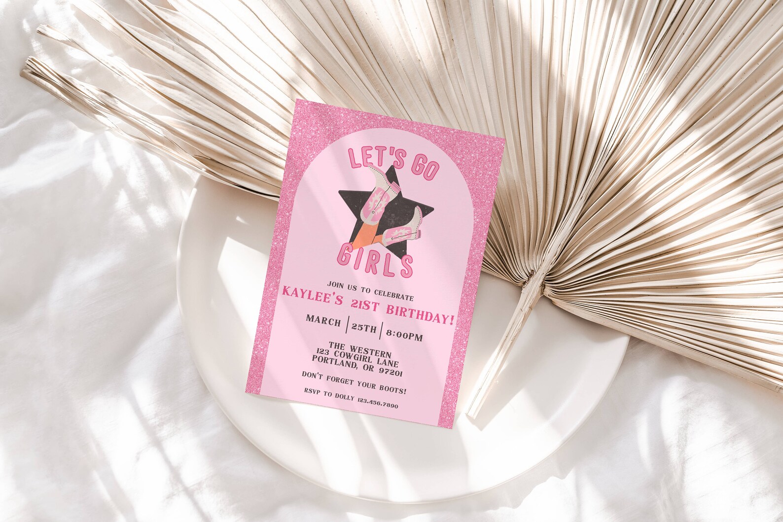 Let's Go Girls Birthday Party Invitation Lets Go Girls - Etsy